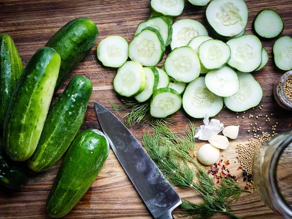 Refrigerator Pickles (aka Quickles) - The Sophisticated Caveman®
