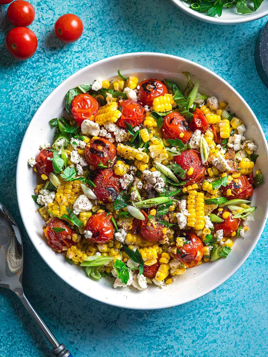 Grilled Corn Salad
